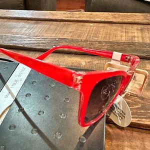 Foster Grant | Accessories | Foster Grant Red Sunglasses Low Bridge ...